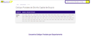 ¿Cómo saber mi código postal en Colombia?